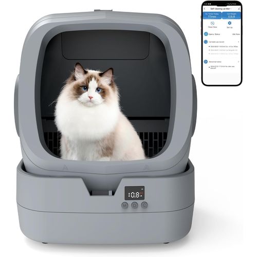 Caja de arena automática para gatos autolimpiante, control de ...