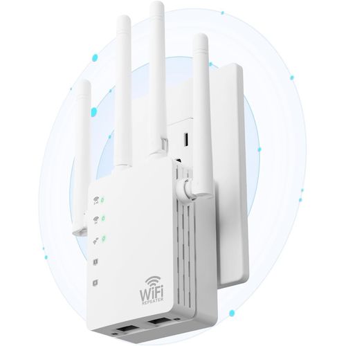 Extensor WiFi, amplificador de señal 2026 con doble banda 5 GHz/2.4 GHz ...