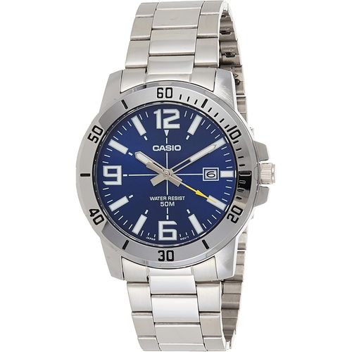 Casio Reloj de acero inoxidable estilo buceador para hombre - OFERTU