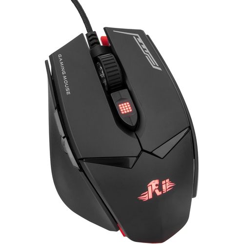 Amazon.com: Mouse para juegos con cable, 5 velocidades de movimiento ...