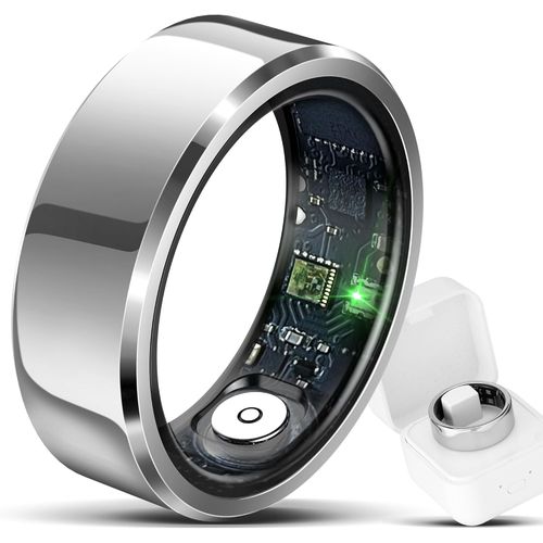 Anillo inteligente, rastreador de bienestar y fitness con sueño/paso ...