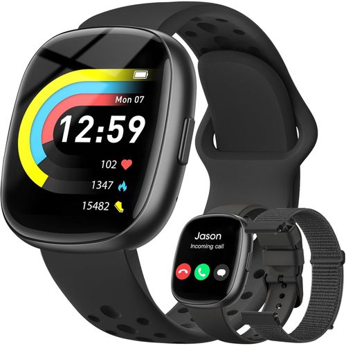 Sanorum Smartwatch 1.83", llamadas Bluetooth, SpO₂, IP68 y 120 ...